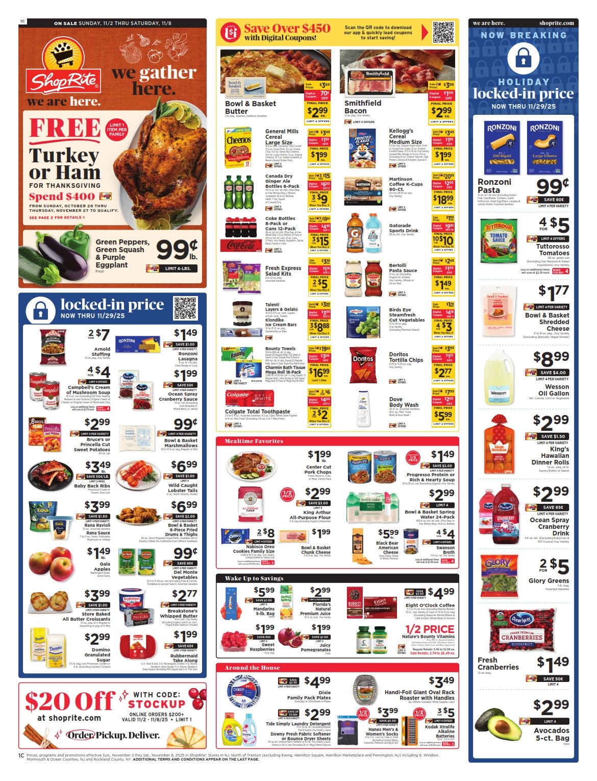 Shoprite Weekly Circular November 2 – November 8, 2025