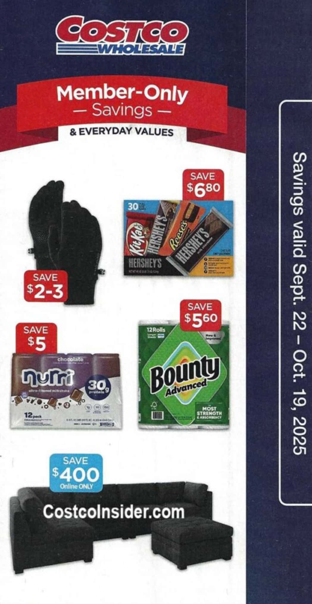 Costco Ad Sale September 22 – October 19, 2025