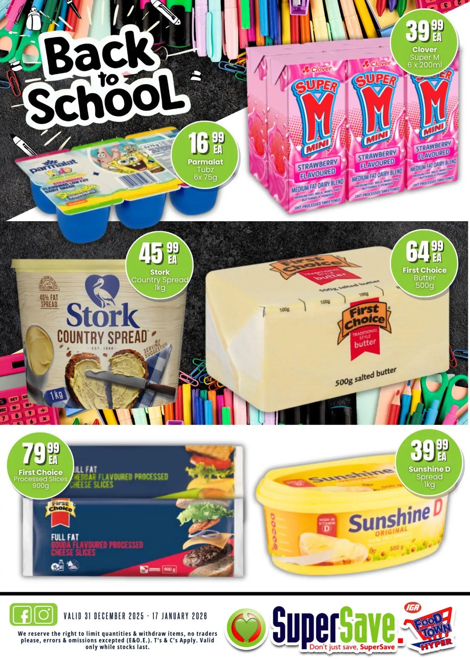 Super Save Specials (31/12/2025 - 17/01/2026) Online