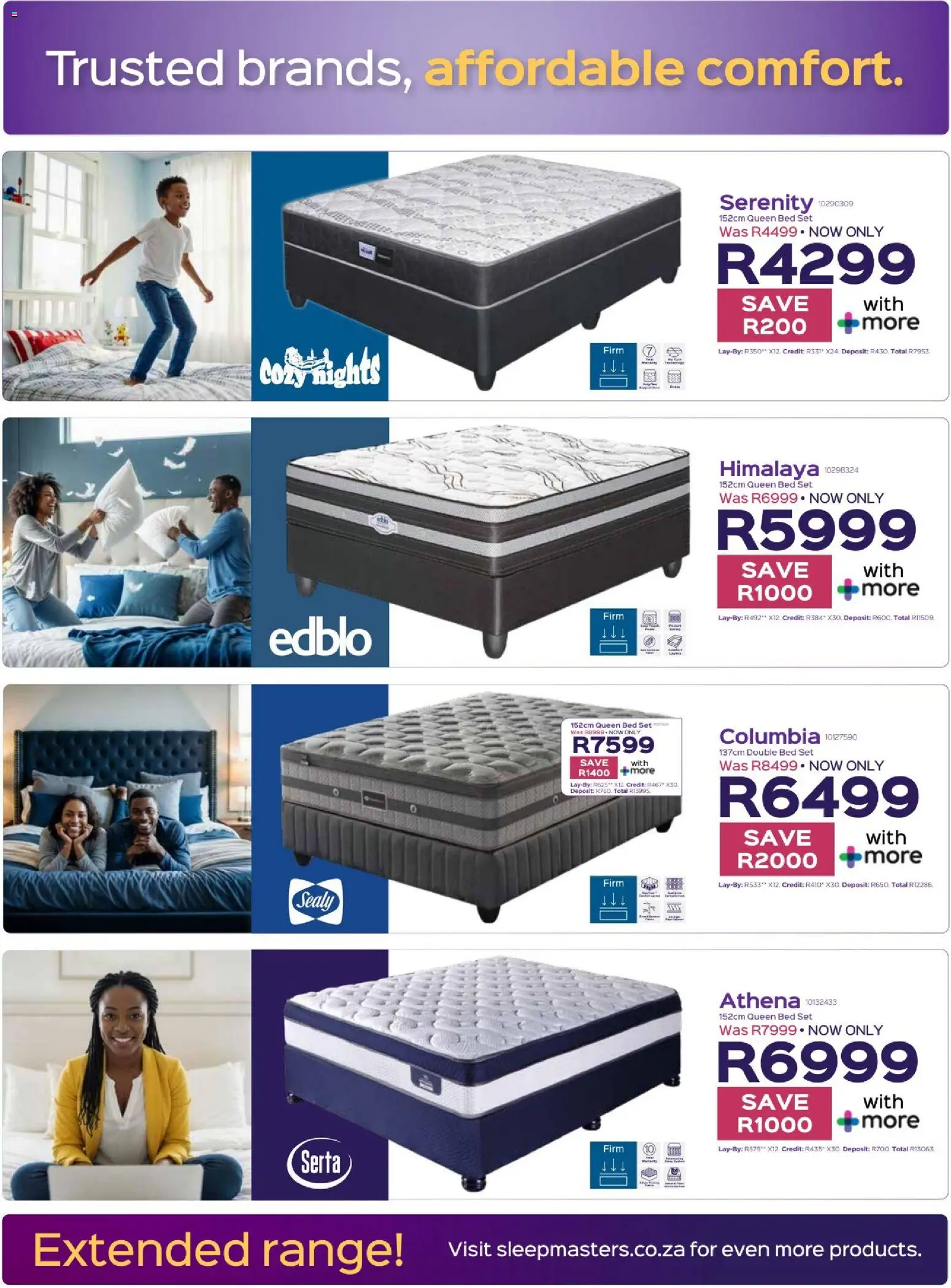 Sleepmasters Specials (19/02/2026 - 16/03/2026) Online
