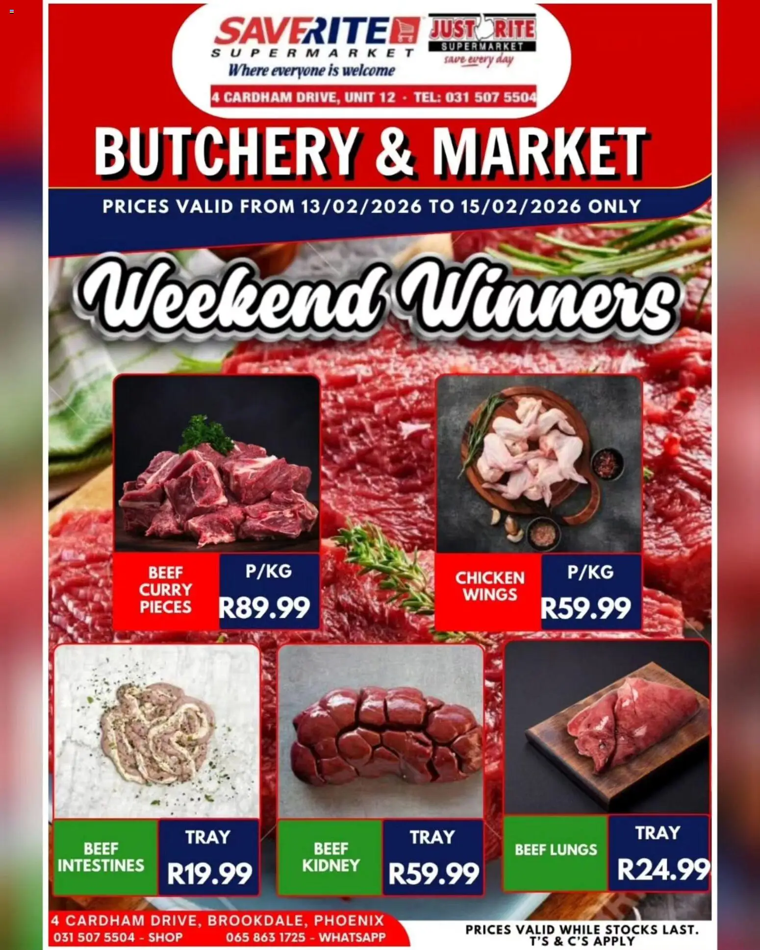 Saverite specials and catalogues Online (13/02/2026 - 15/02/2026) Online