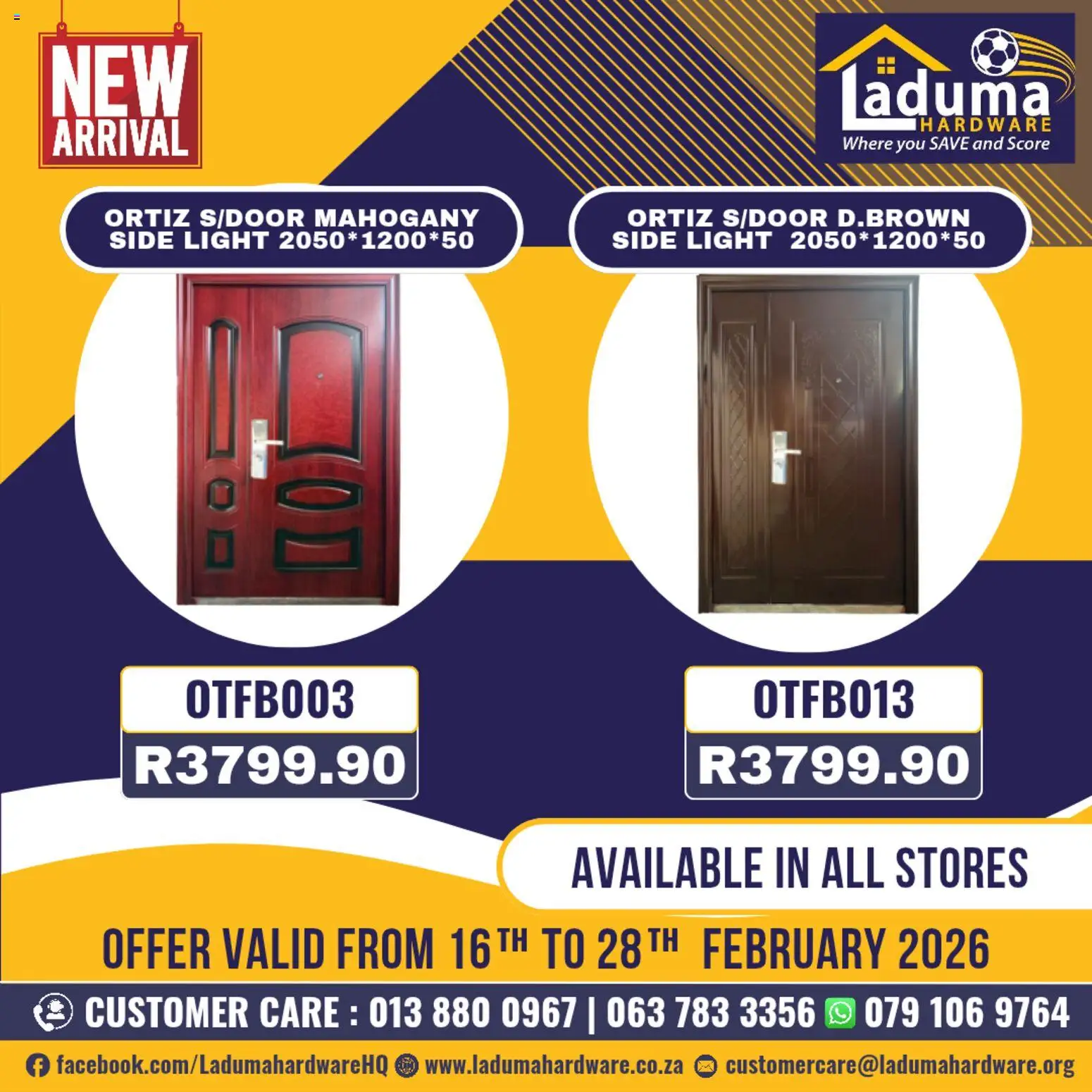Laduma Hardware Facebook Promotion (16/02/2026 - 28/02/2026) Online