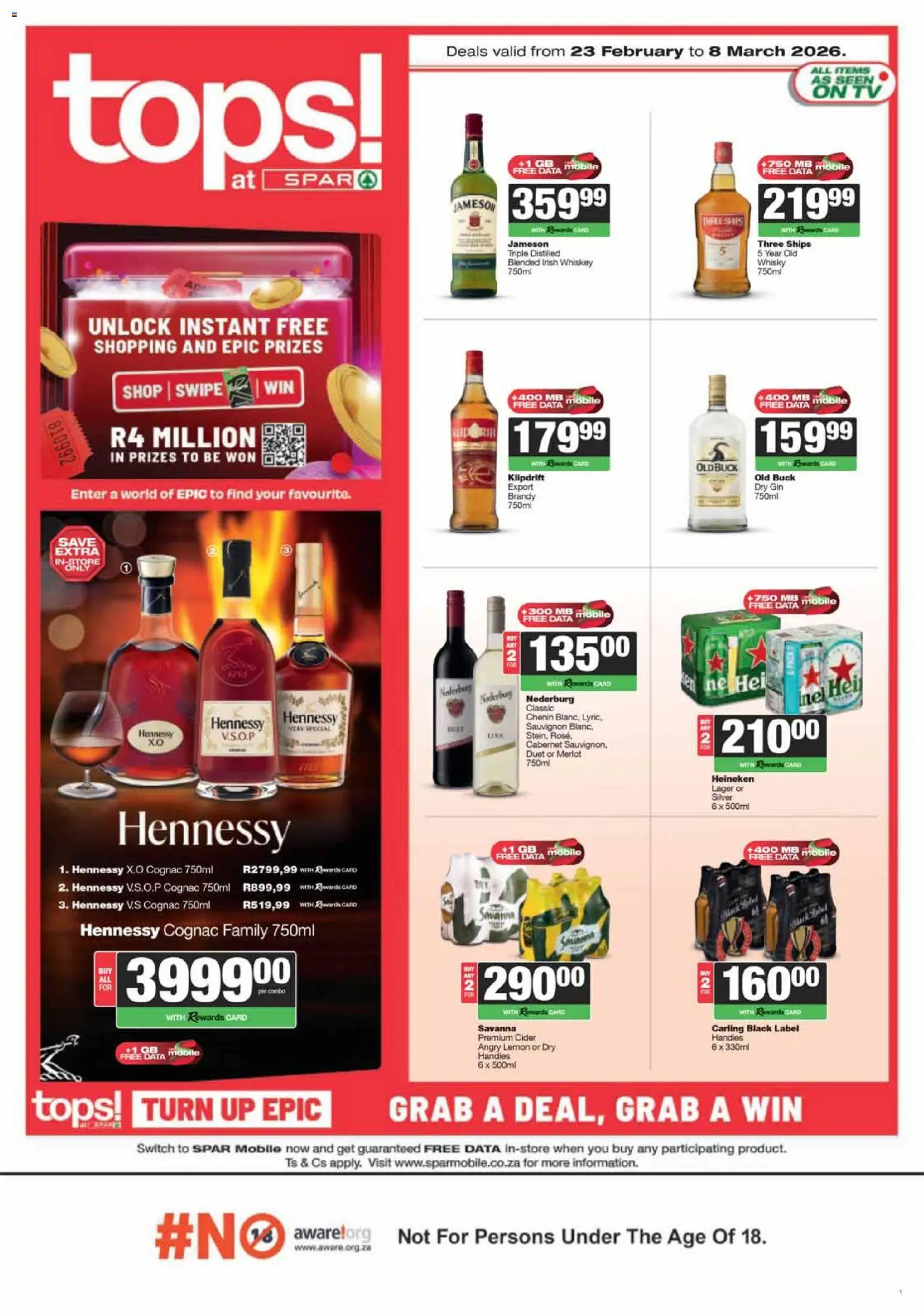Tops At Spar Specials Prices 23 February